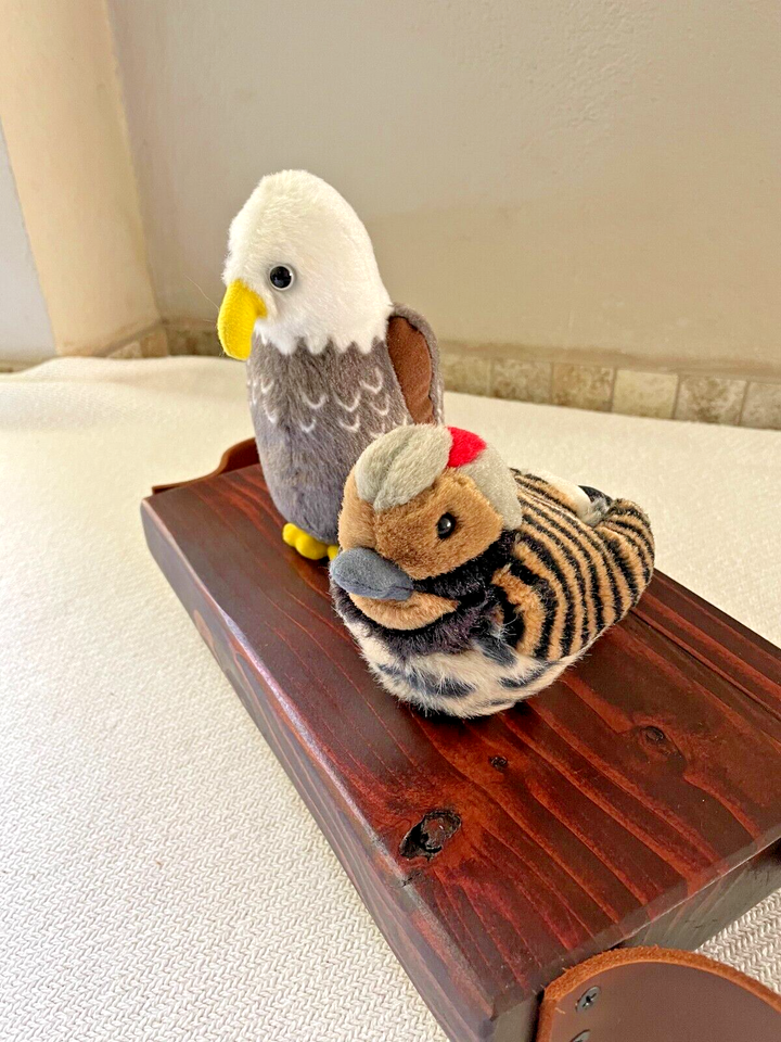 K & M Wild Republic Plush Audubon Bird Call Set 2 Eagle Northern ...