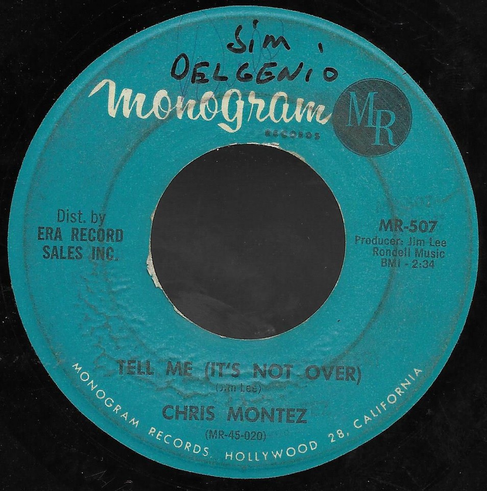 Some Kinda Fun, Tell Me (It's Not Over) * by Chris Montez (7", 1962 ...