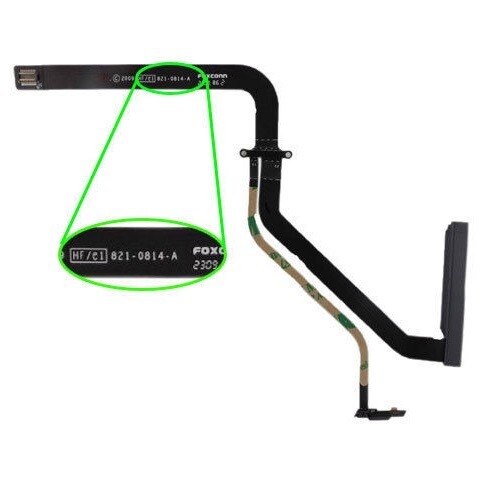 HDD Hard Drive Flex Cable Ribbon Kit 821-0814-A for Macbook Pro A1278 ...