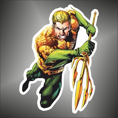 AUTOCOLLANT Aquaman decal STICKER | eBay