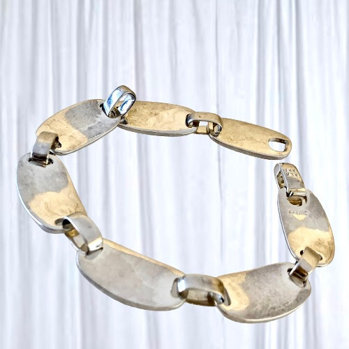 Robert Lee Morris RLM Studio Concave Links Bracelet S… - Gem