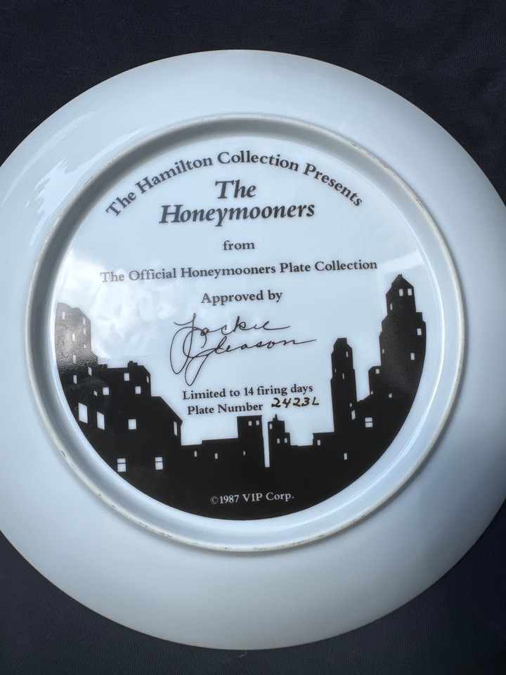 The Honeymooners Hamilton Collection Plate 1987 | eBay