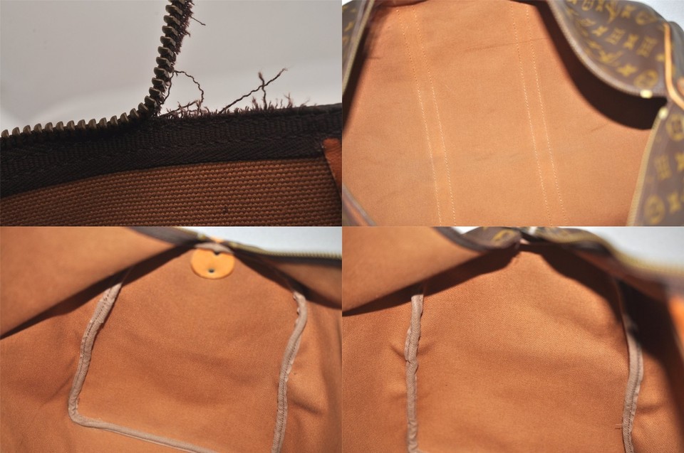 Auth Louis Vuitton Monogram Keepall 50 Travel Boston Bag Old Model LV ...