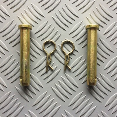 Tractor Clevis Pins 5/8" Diameter, 2.7/8" Useable Length, with R clips ...
