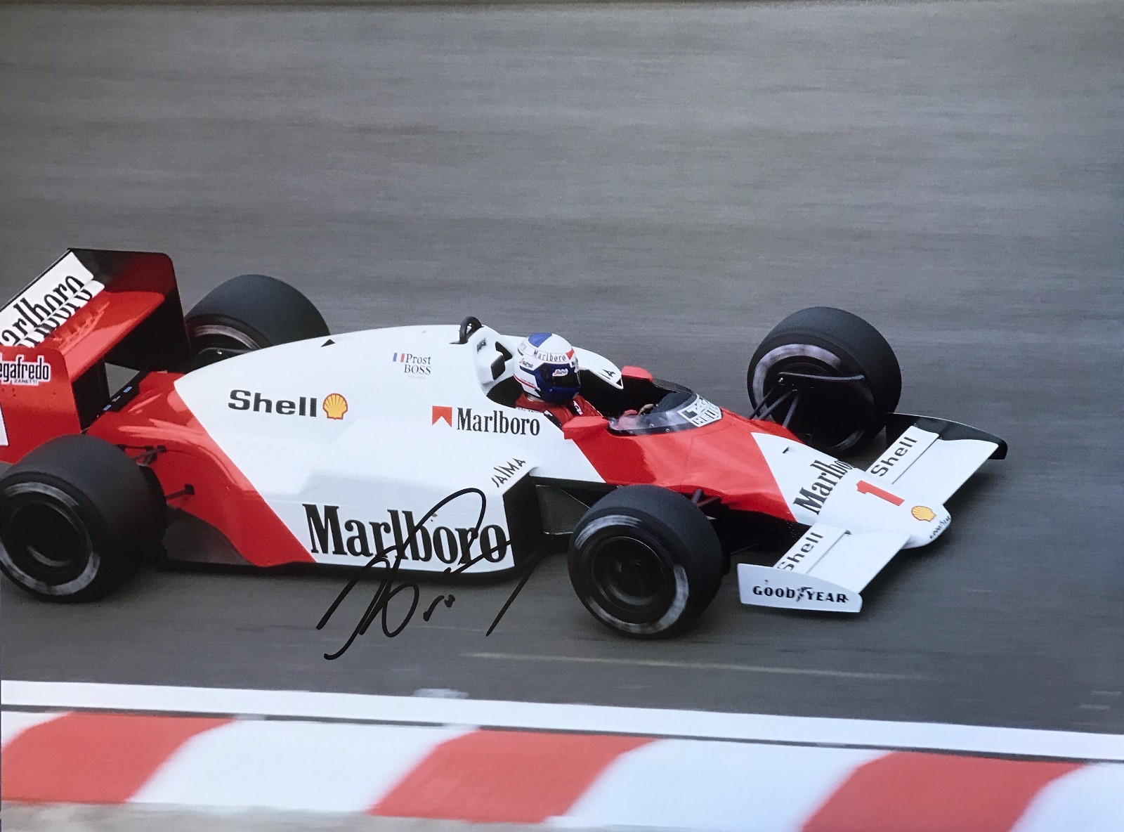 Alain Prost Hand Signed Marlboro McLaren F1 16x12 Photo 16. | eBay UK