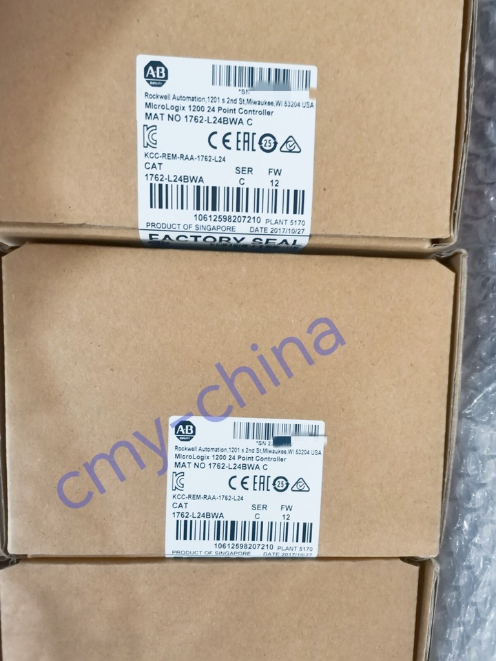 PLC 1pcs AB 1762-L24BWA NEW Sealed MicroLogix 1200 24 Point Controller ...