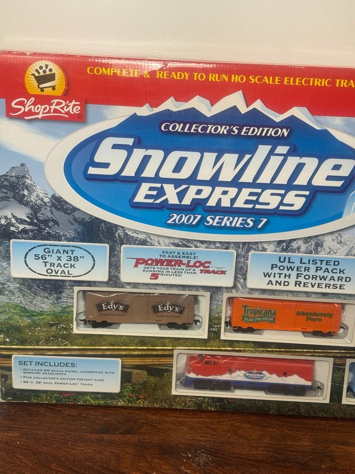 ShopRite Snowline Express 2007 Series 7 Train Set HO Scale Brand New | eBay