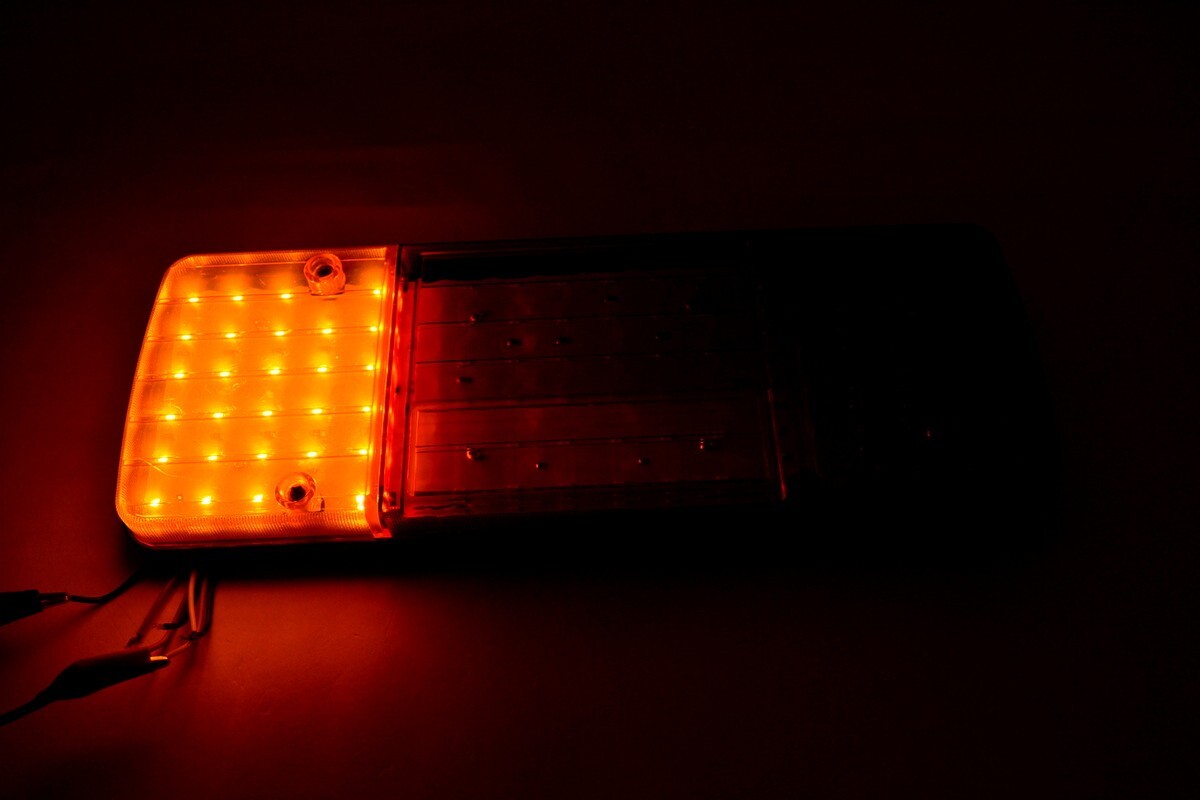 # 2X Rear Tail LED Stop Reverse Lights Lamp Truck Chassis Bus Camper ...