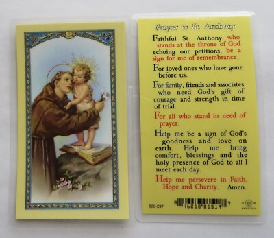 Holy Cards - St Anthony
