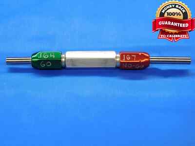 .1640 & .1670 PIN PLUG GAGE GO NO GO .1563 +.0077 OVERSIZE 5/32 4 mm .164 .167 | eBay