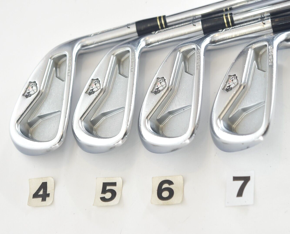 7p Taylormade TP Rac Forged 4-5-6-7-8-9-P PW RH Golf Iron Set DG S300 ...