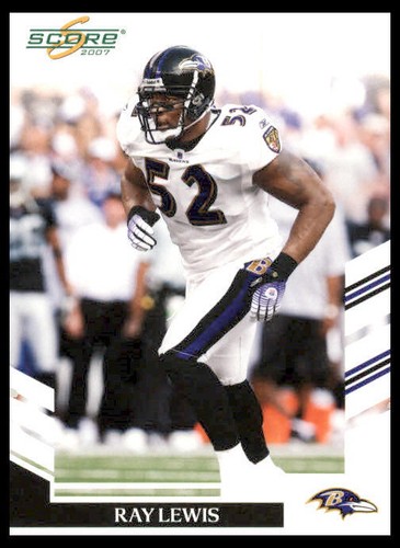 2007 Score #181 Ray Lewis Baltimore Ravens Football Card | eBay