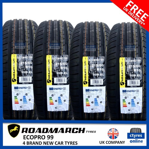 4X New 215 60 16 ROADMARCH ECOPRO 99H XL 215/60R16 2156016 *C/C RATED ...