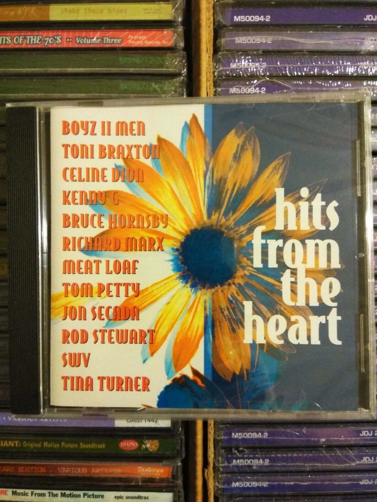 Hits From The Heart Various CD Petty Turner Boys Celine Rod Meatloaf ...