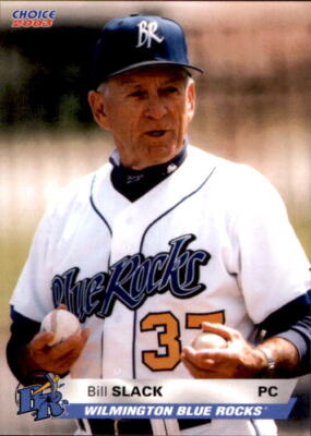 2003 Wilmington Blue Rocks Choice #30 Bill Slack Winston-Salem North ...