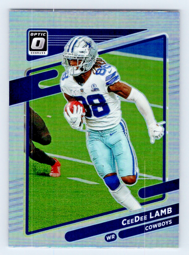 2021 Panini Donruss Optic Football Silver Border No. 20 Cee Dee Lamb ...