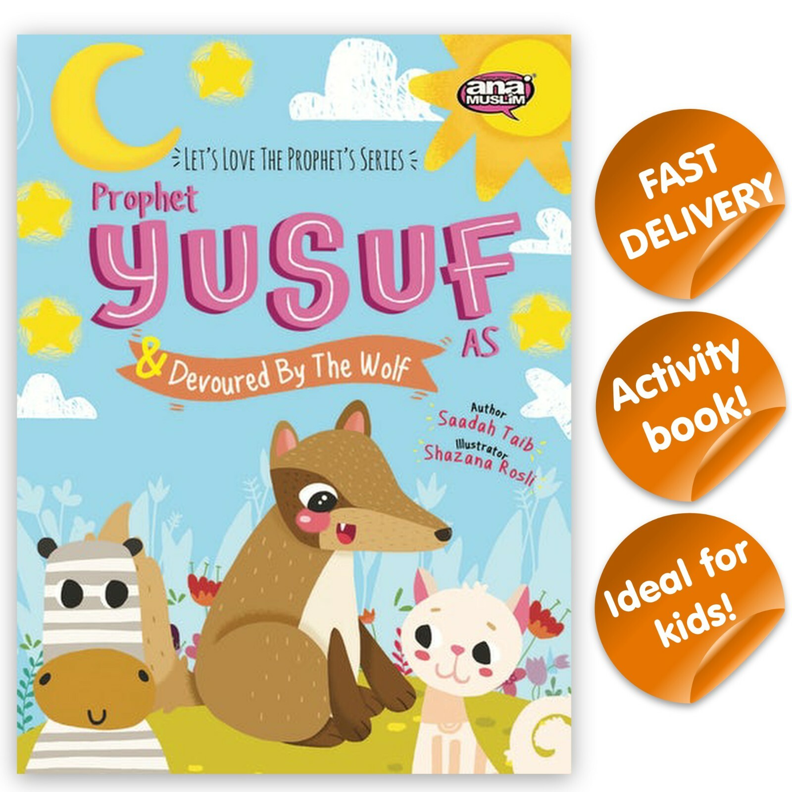 Prophet Yusuf and the Wolf Activity Book - Prophets of Islam Series Eid ...