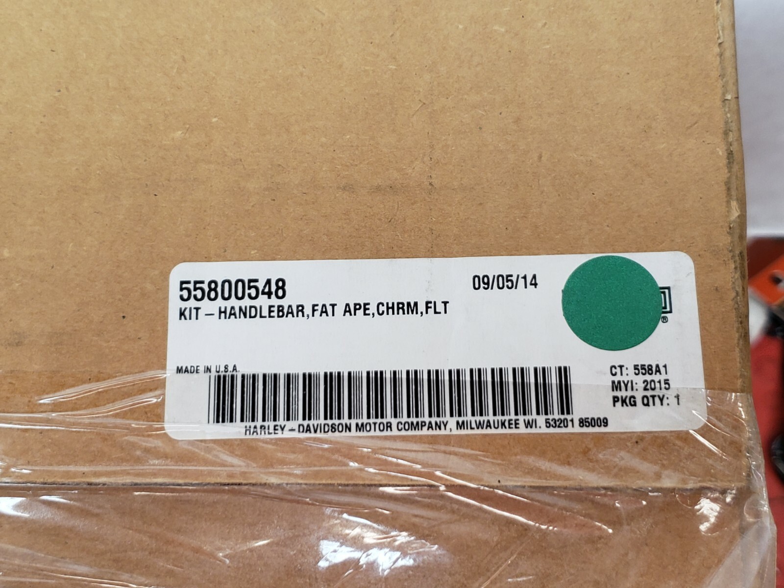 Harley Handlebars Road Glide FLTR 55800548 Chrome Fat Ape Hangers '16 ...