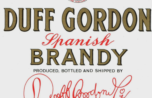 Vintage Duff Gordon Spanish Brandy Label Santa Maria K6 | eBay