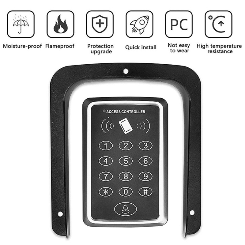 Doorbell Rain Guard Cover With Screws Included For Fingerprints Lock ...