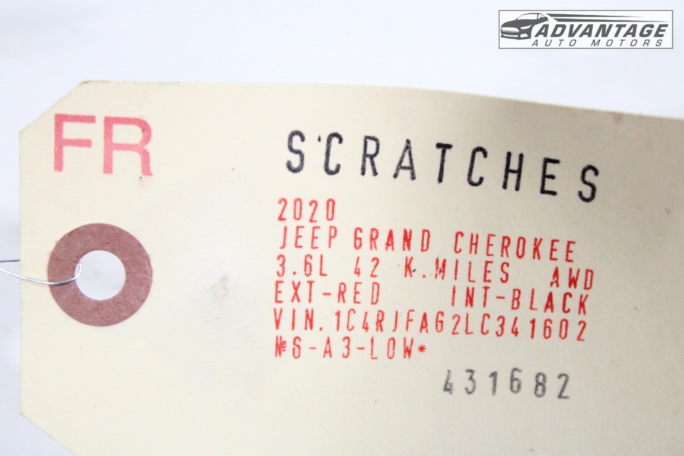 2011-2021 JEEP GRAND CHEROKEE FRONT RIGHT SEAT BACK FRAME RECLINER ...