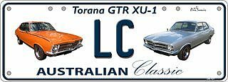 Holden TORANA LC GTR XU-1 Number Plates GMH Licence Vanity Sign license ...