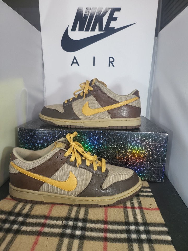 Size 8.5- Nike SB Dunk Low 6.0 2008 Dark Brown Tan 314142 271 | eBay