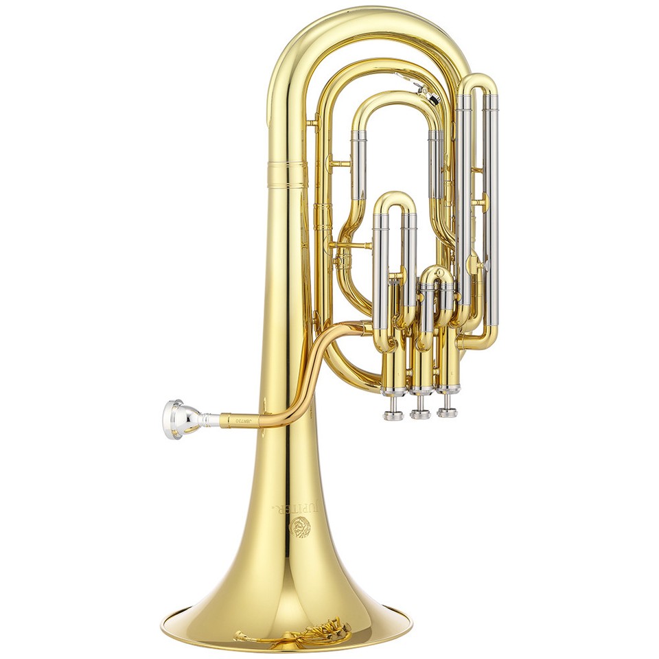 Jupiter JBR730 3/4 Size Lacquered Brass Body Student Baritone Horn With ...