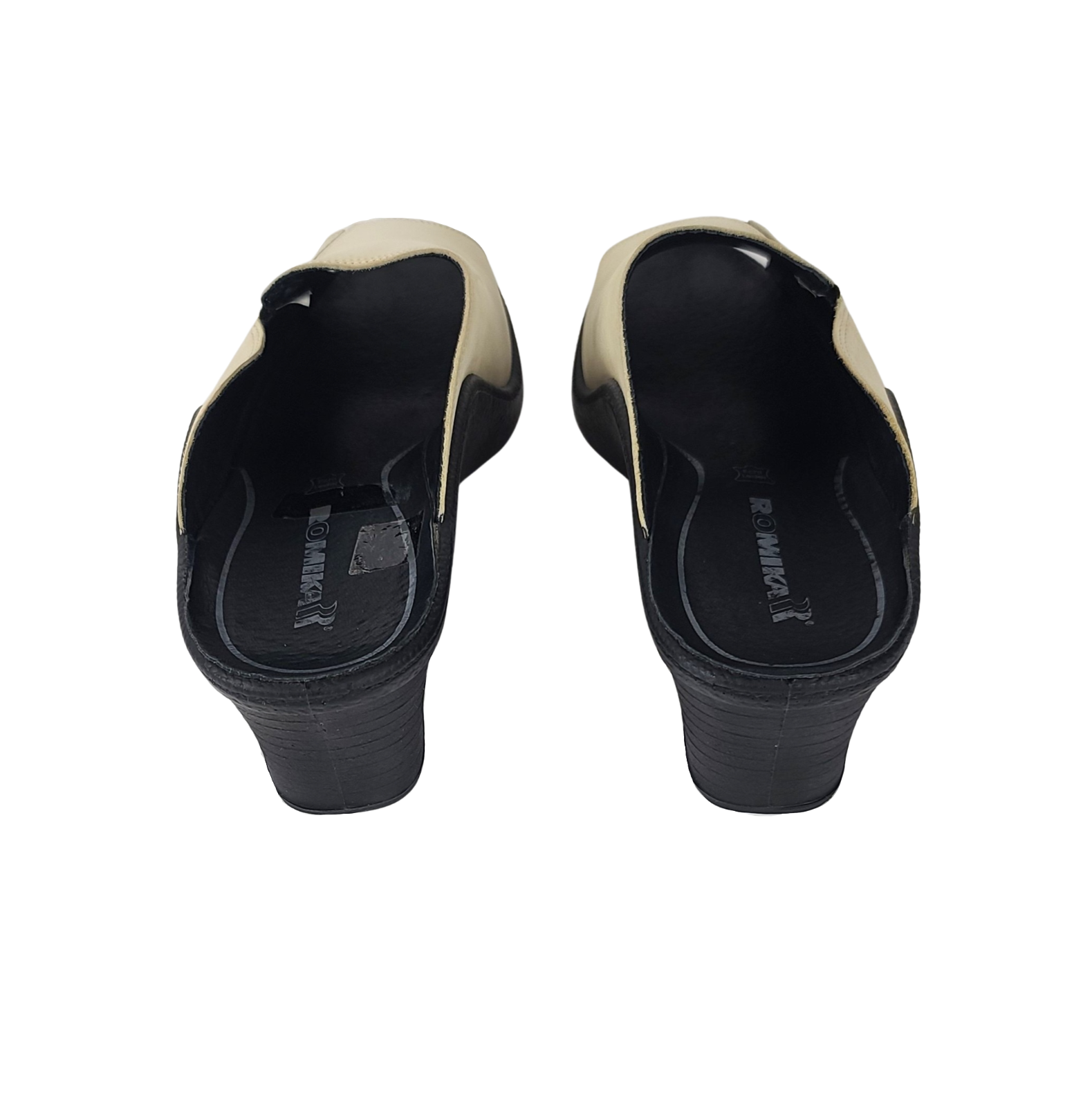 ROMIKA Mokassetta Comfort Sandals Slides Beige Leather EUR 40 /US 9M ...