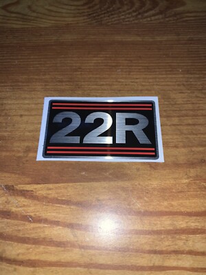 22R Toyota Pickup Truck 4runner Valve Cover Decal Repro Sticker 1985 ...