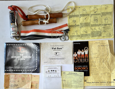 Vtg. The ISOROBIC EXERCISE SYSTEM W/Instructions, Cassette, All ...