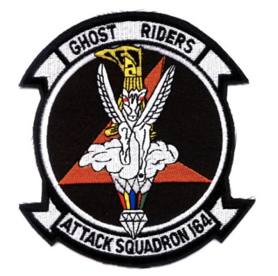4.5" NAVY VA-164 GHOST RIDERS ATTACK SQUADRON EMBROIDERED PATCH | eBay