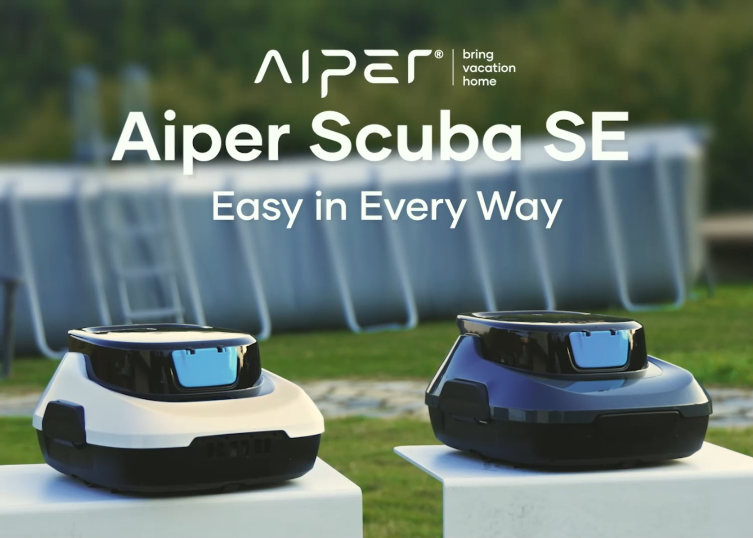 AIPER Scuba SE Pool Robot Cordless Vacuum Cleaner Robotic for Above ...