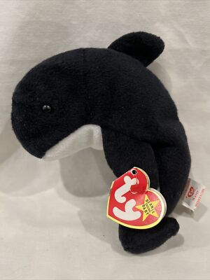 1996 Ty Beanie Babies Waves the Orca Whale Plush Toys 795467414551| eBay