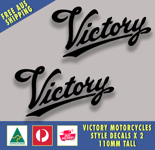 VICTORY Style Decals, Motorbike, 4x4, Racing Moto GP | eBay Australia