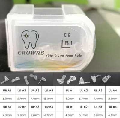 Dental Kids Strip Crown Form-Pedo Pediatric Deciduous Primary Anterior ...