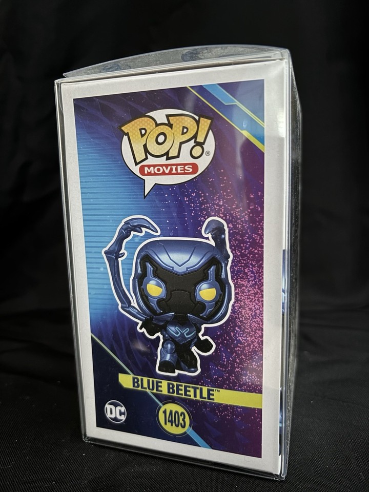 Funko Pop! Vinyl Blue Beetle #1403 DC Universe Blue Beetle Movie Vinyl ...