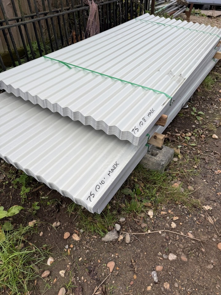 BRAND NEW - Corrugated Steel Profiled Roofing Sheets Metal Tin Sheeting ...