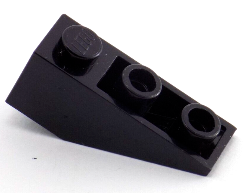 12 LEGO Black Brick Slope 1 x 3 (25°) Inverted (4287) - 12 Pieces ...
