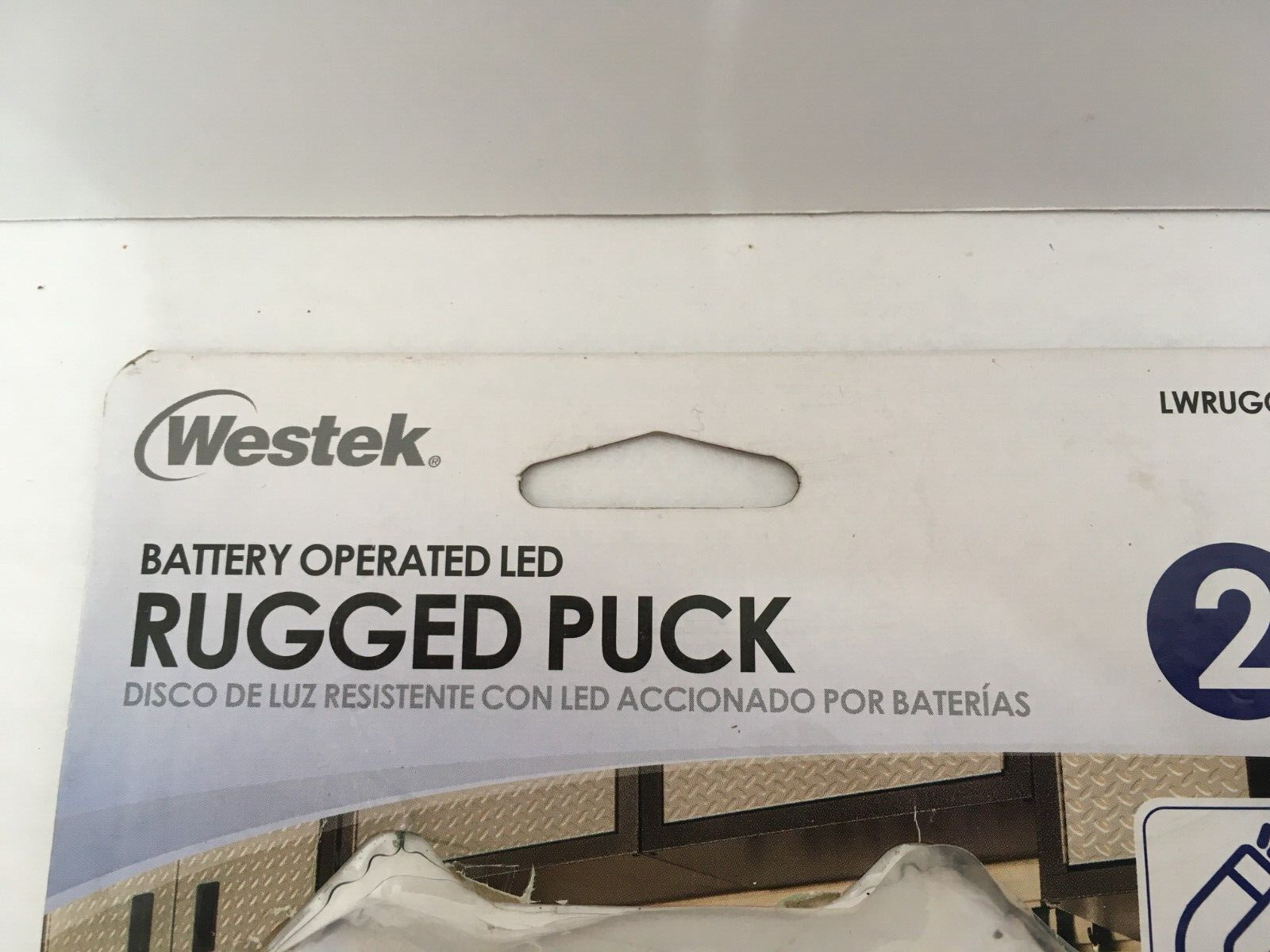 NEW Westek 2-pk Rugged Battery Operated Puck Lights - NO BATTERIES or SCREWS! | eBay
