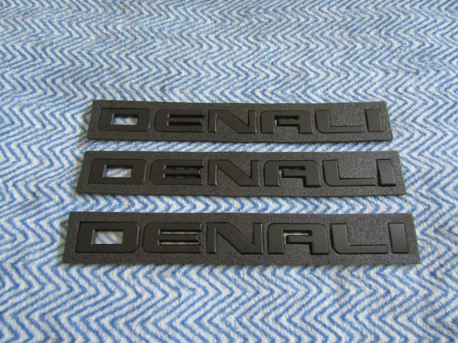 NEW 2007 - 2020 GMC YUKON SIERRA TERRAIN DENALI LETTERING EMBLEMS BLACK ...