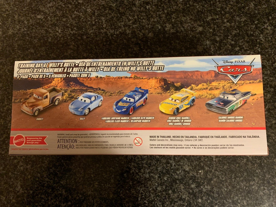 Disney Pixar Car 5-Packs Training Day at Willy's Butte Die Cast Metal ...