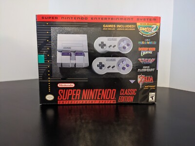 Super Nintendo Entertainment System SNES Classic Edition BRAND NEW ...