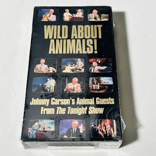 Johnny Carson Wild About Animals - VHS - New / Sealed | eBay
