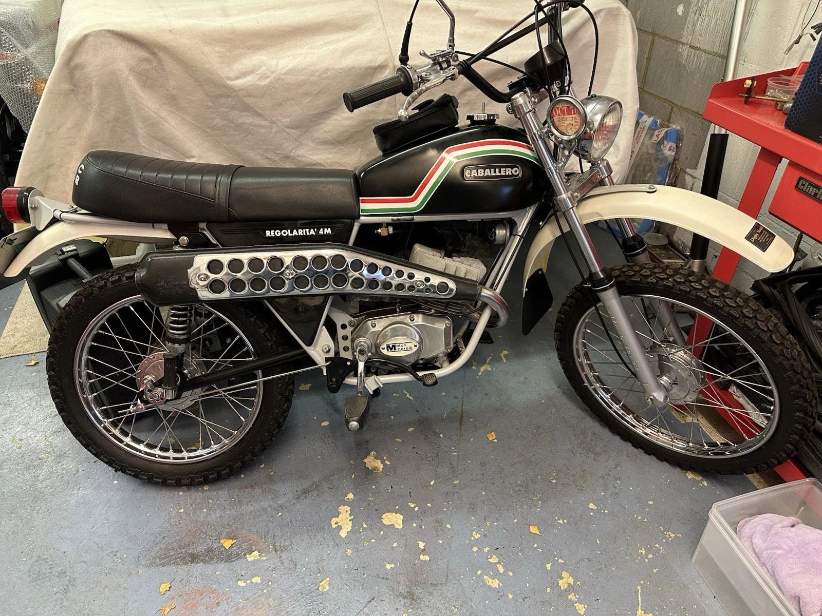 1975 Fantic Caballero 50cc Moped UK Bike - Bike Years - 1970s