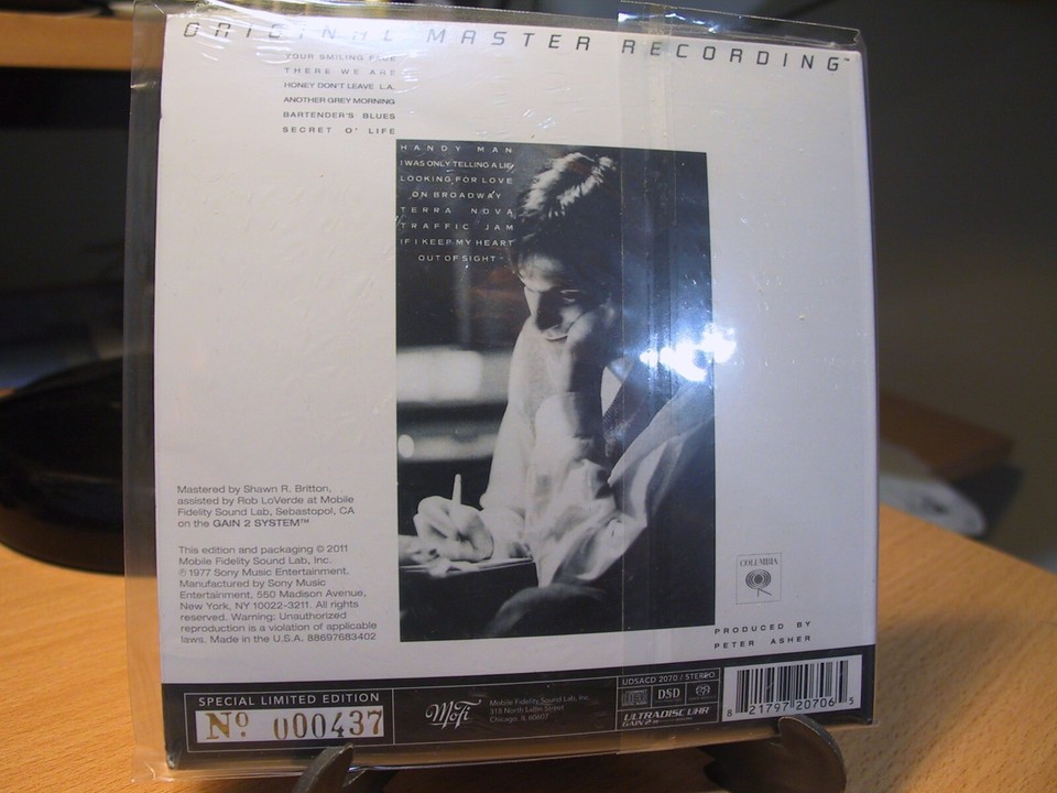 MFSL UDSACD-2070 Hybrid SACD James Taylor - JT Sealed #437 821797207065 ...