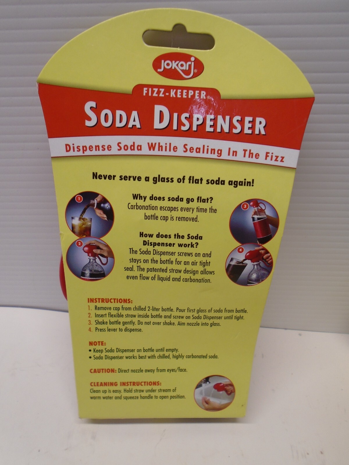 Fizz Keeper - Soda Dispenser - Jokari - Red - 2L Bottle Cap Kitchen ...