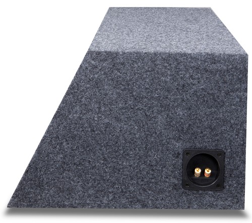 Car Audio Dual 12" Sealed Subwoofer Slanted Hatchback Angled Sub Box ...