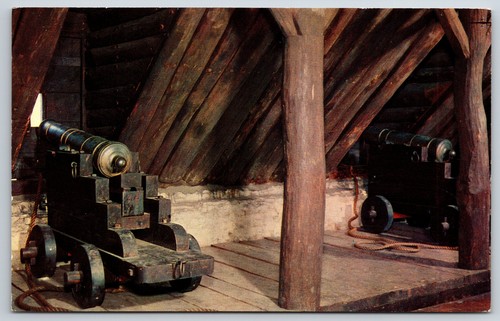 Old Fort Niagara New York~French Castle Gun Deck~Dormer Windows~1950s ...