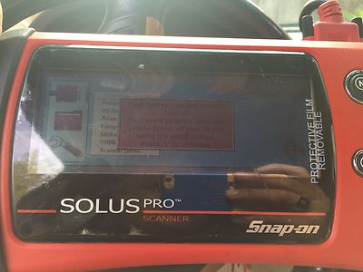 SNAP ON SOLUS PRO SCANNER EESC 316 WITH 12.4 BUNDLE 2012, EUROPEAN CARS ...